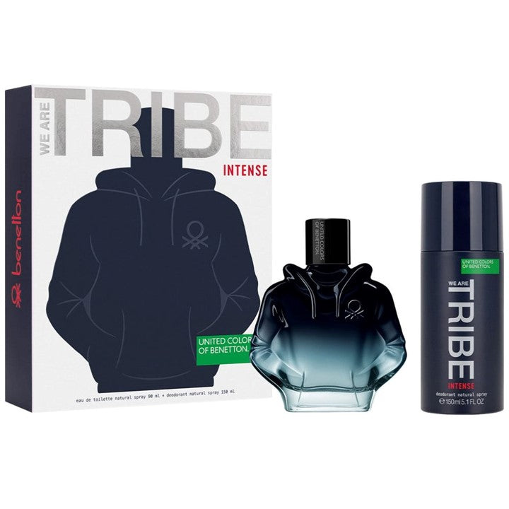 We are Tribe Intense Set For Men (EDP 90ml + Deodorant 150ml) – Fresh